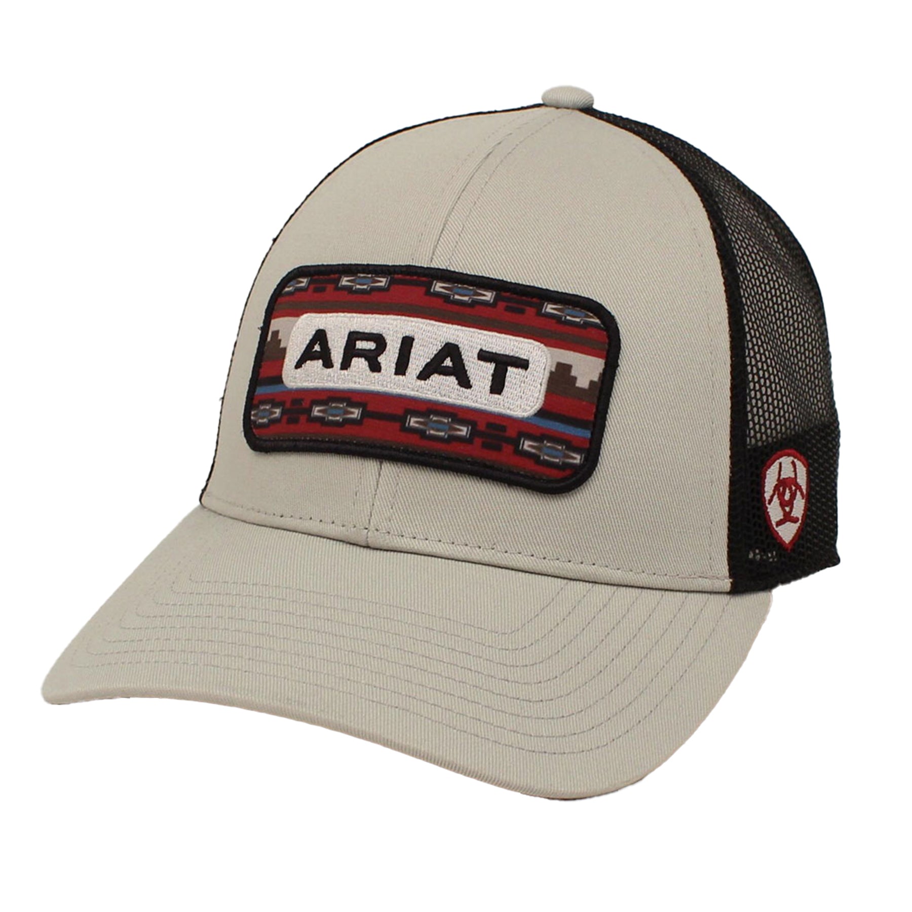 A300019206 - Ariat Men's Snap Back Southwest Patch Grey Cap – D & D Outfitters