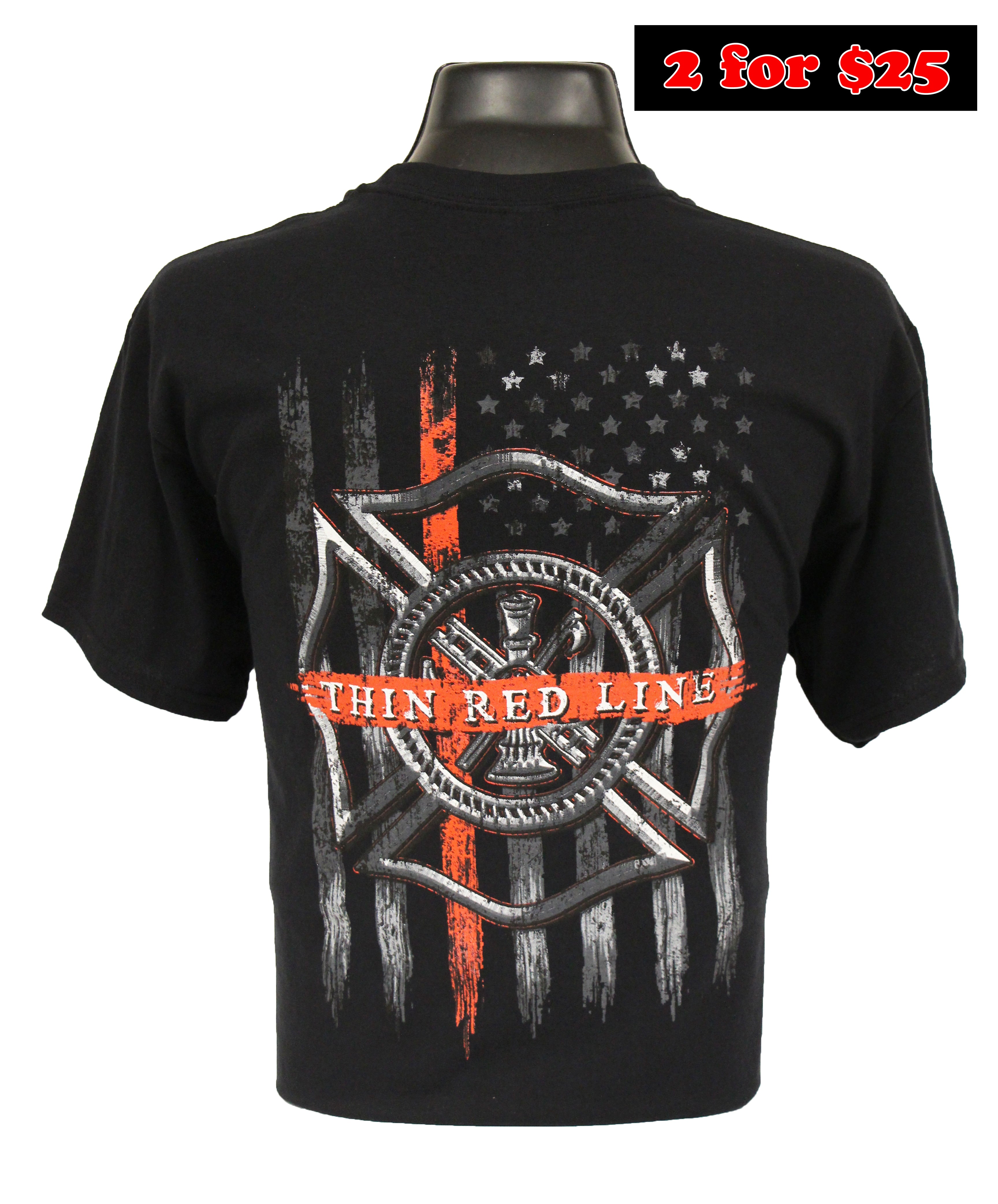 6166 - Southern Addiction Thin Red Line T Shirt – D & D Outfitters