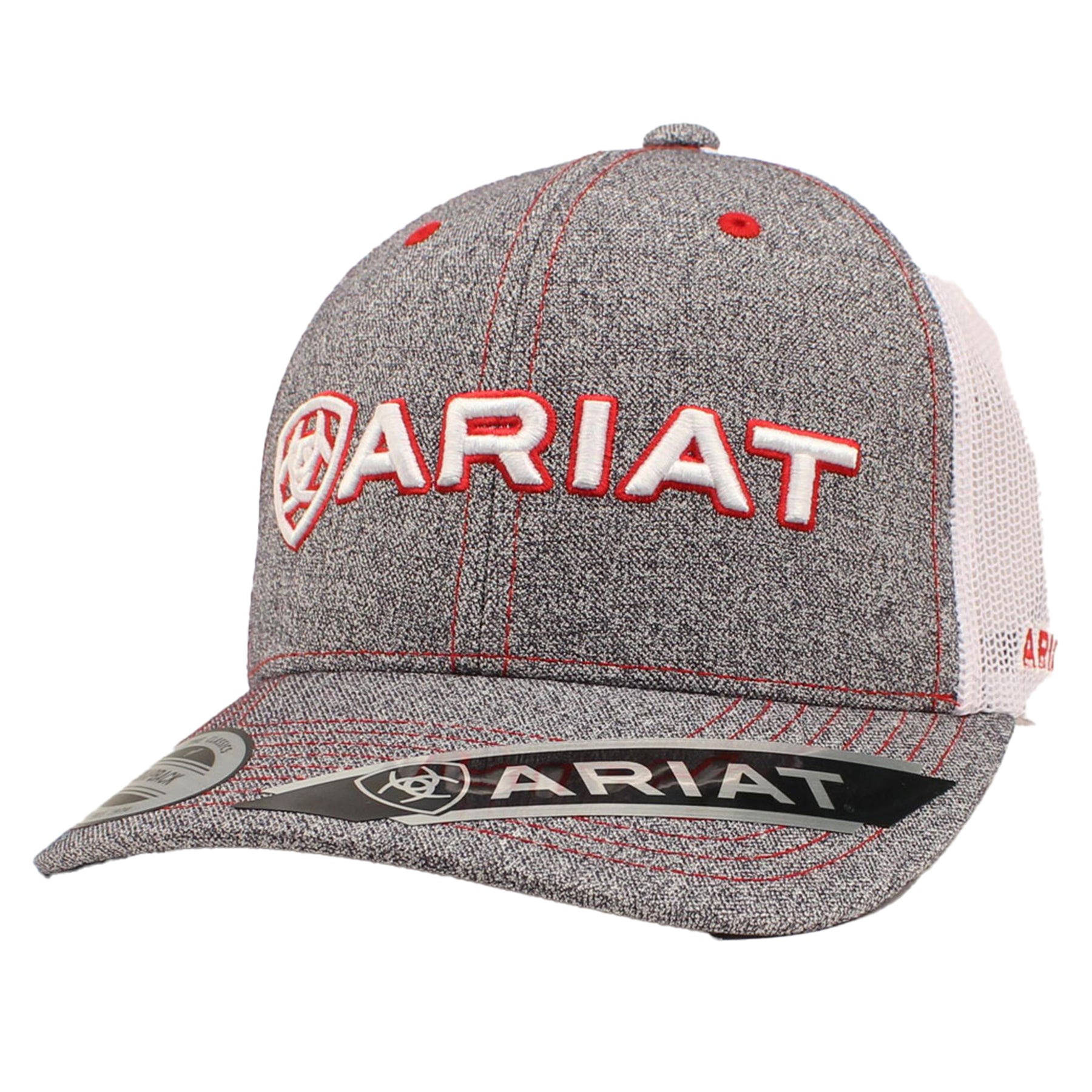 A300000806 - Ariat Men's Heather Grey with Red/White Embroidery – D & D ...