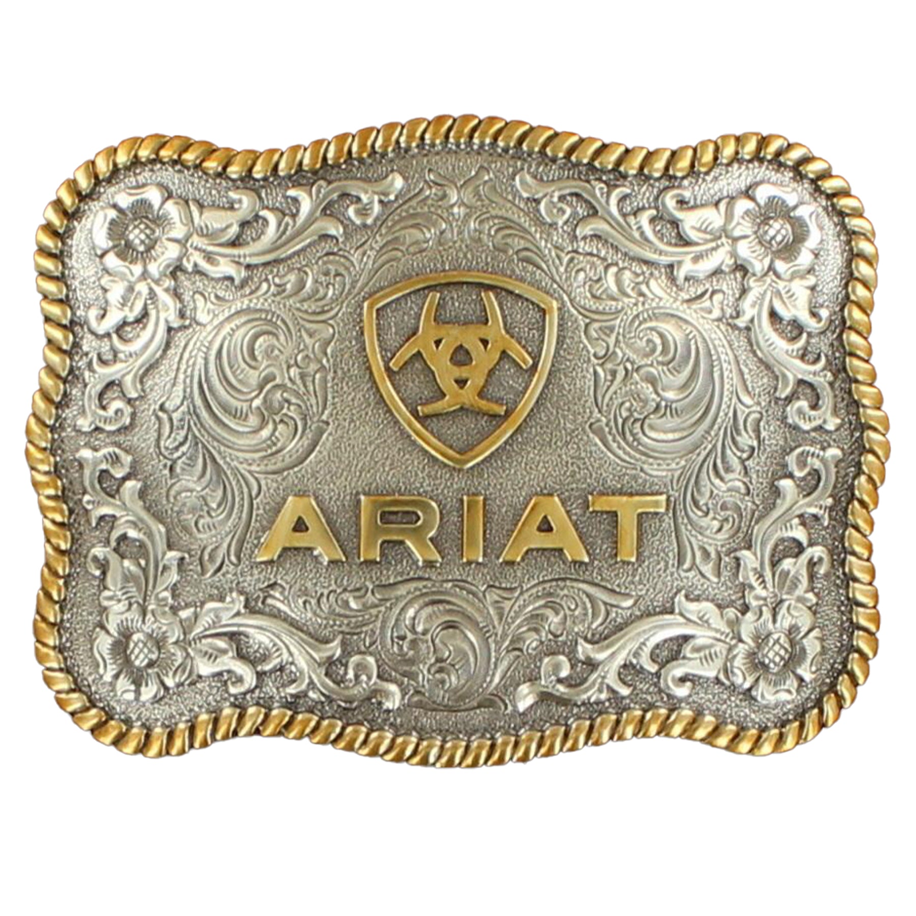 A37007 - Ariat Antique Silver And Gold Oval Buckle – D & D Outfitters
