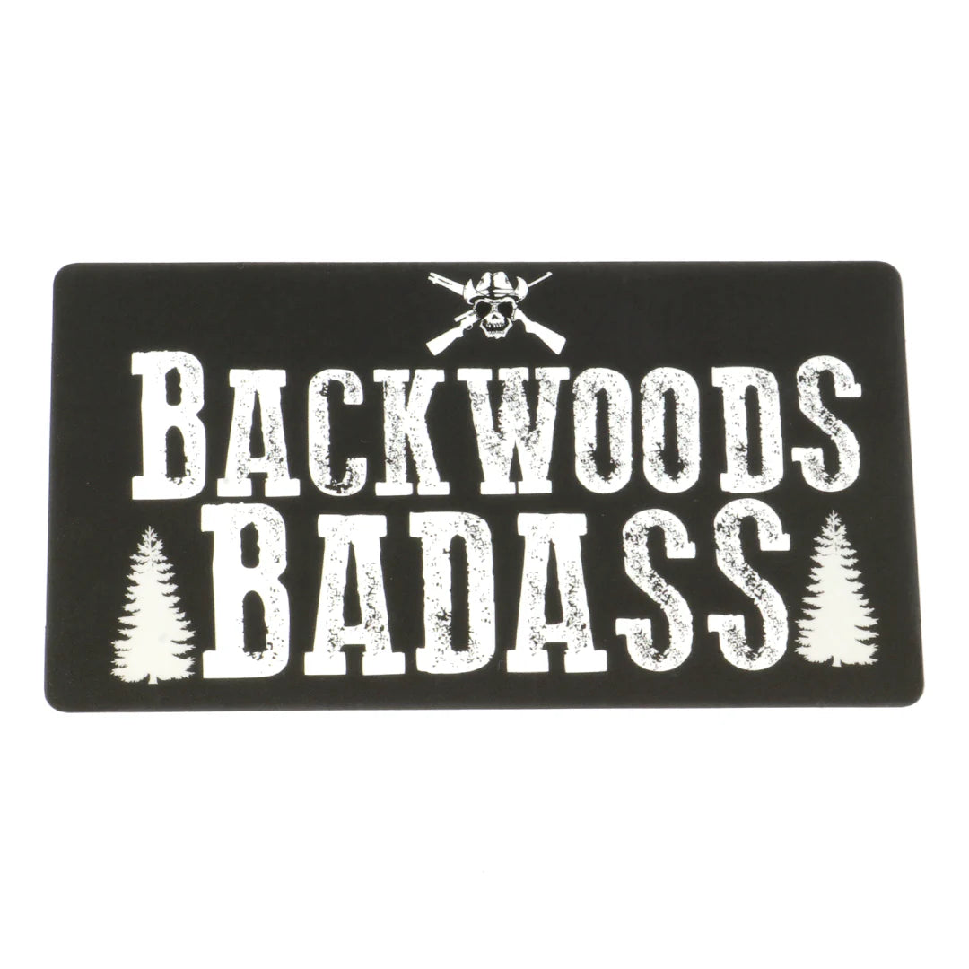 OUTST2 - BACKWOODS BADASS Sticker – D & D Outfitters