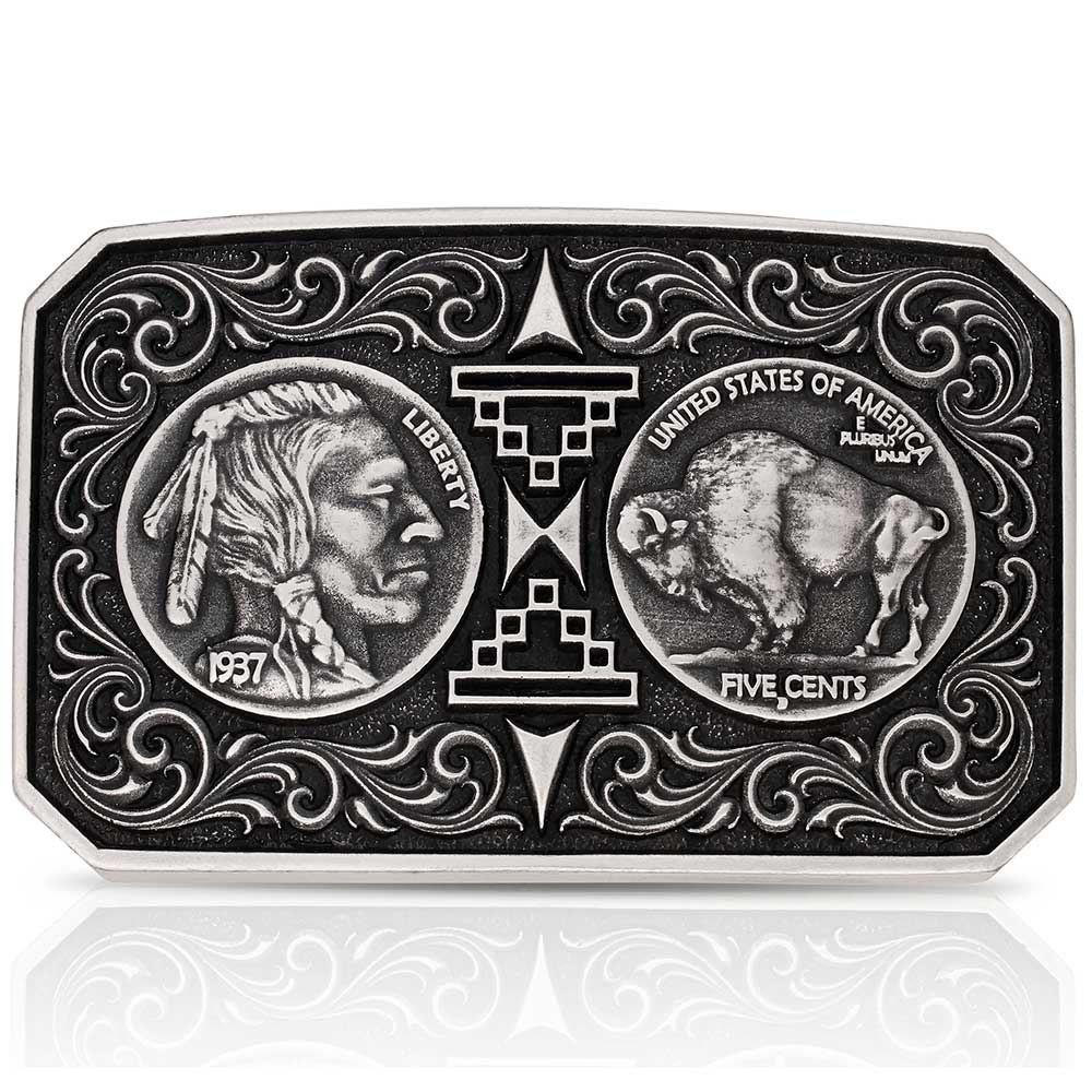 A1055S - Montana Silversmiths Westward Way Buckle – D & D Outfitters